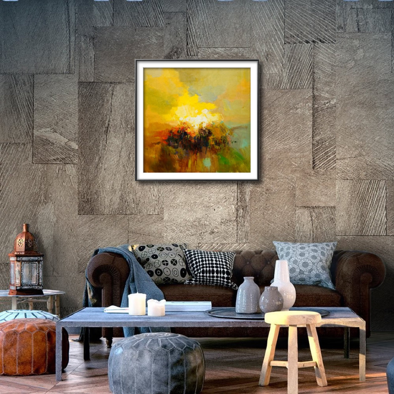 yellow,Gold,Tan,Painting,Indigenous Artwork,Aboriginal Wall Art – EKM ...