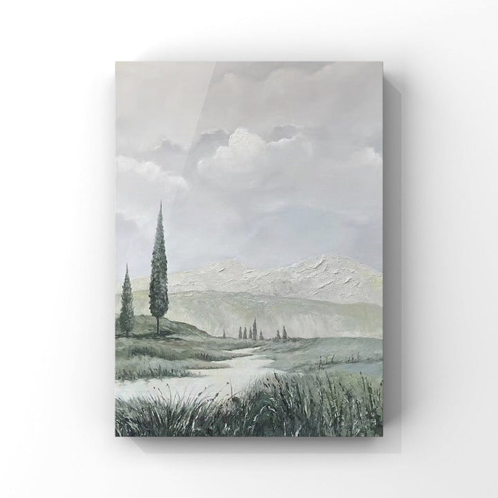 Landscape Painting | Hand-Painted Canvas | Abstract Wall Art – EKM Art ...